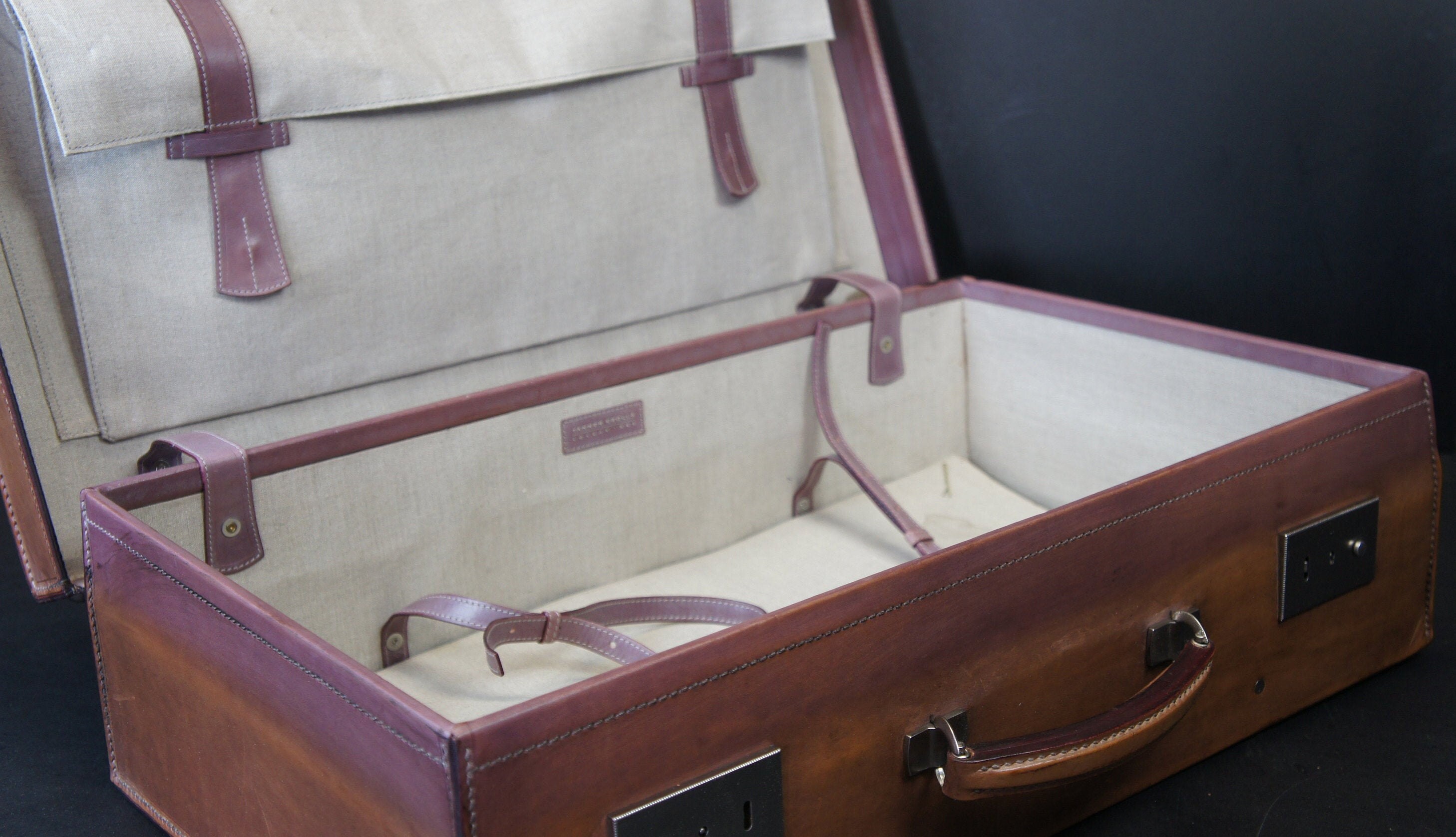 Luxury Leather Gentleman's Travel Case by Tanner & Krolle | Etsy