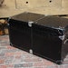 Black Leather & Chrome Chest - Etsy