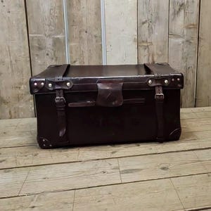 Antique English Cavalry Boot Trunk by Peal & Co LONDON - Etsy