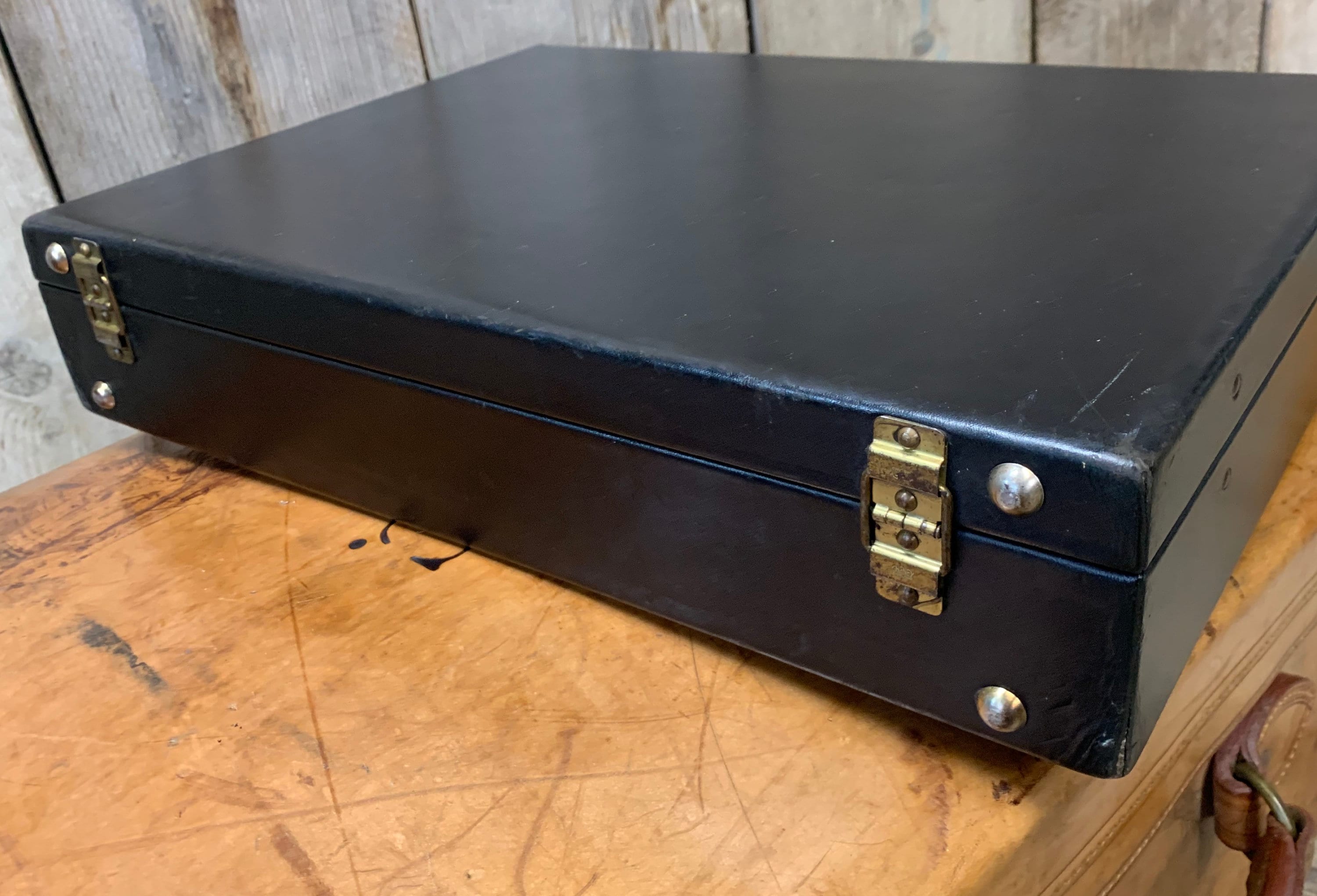 Luxury Black Leather Executives Briefcase Attache by Papworth - Etsy
