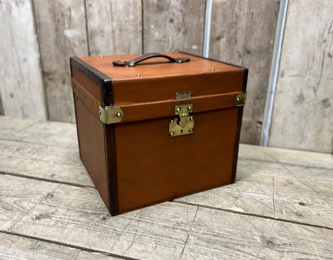 Antique Luxury French Hatbox Trunk Circa 1920s Travel Chest Antique ...