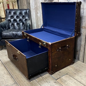 Handmade End Table Trunk - Bespoke Design - Luxury Finish - Etsy