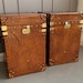 Library End Table Leather Colonial British Travel Trunks Room - Etsy