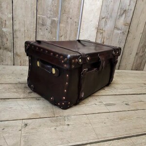 Antique English Cavalry Boot Trunk by Peal & Co LONDON - Etsy