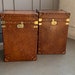 Library End Table Leather Colonial British Travel Trunks Room - Etsy