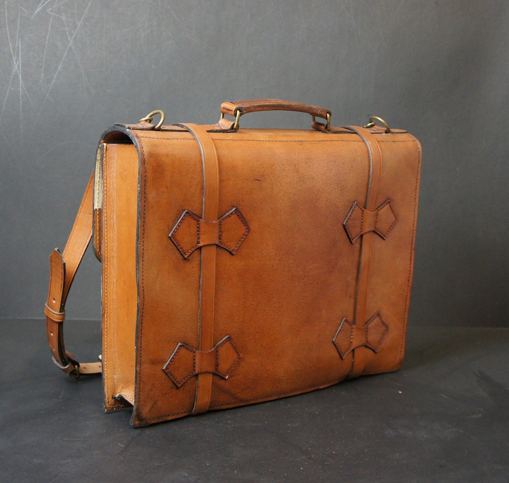 Luxury Large Bespoke Leather Attorney Briefcase Executives - Etsy