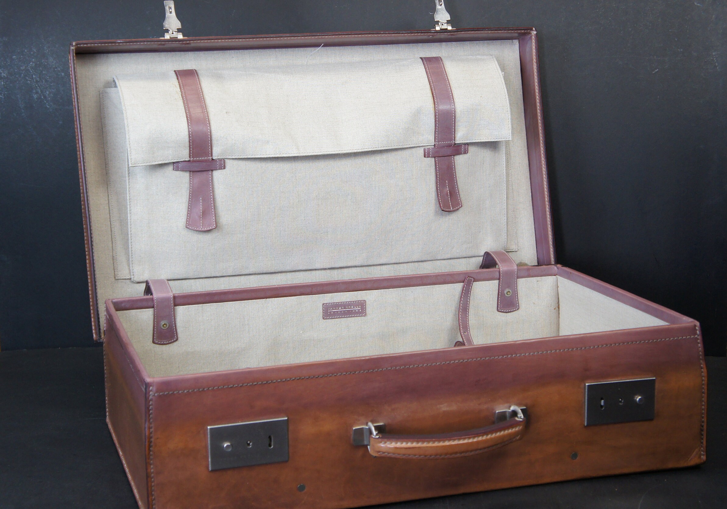 Luxury Leather Gentleman's Travel Case by Tanner & Krolle | Etsy