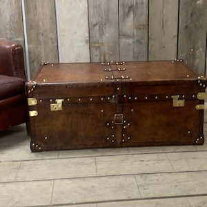 Luxury Artisan Handmade Large Coffee Table Trunk - Etsy