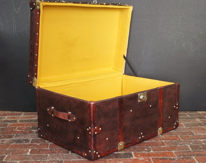 Antique Trunks & Luggage Bespoke Trunk by EnglishLeatherTrunks