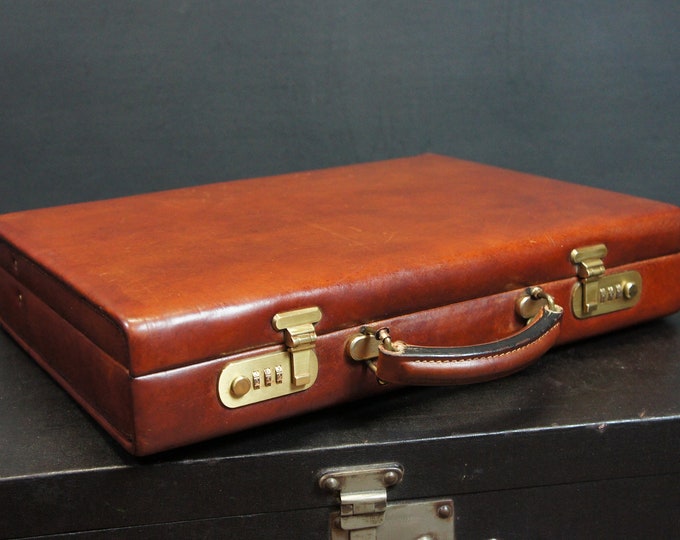 Heavy Duty Leather Luxury Briefcase for Revelation Piccadilly London ...