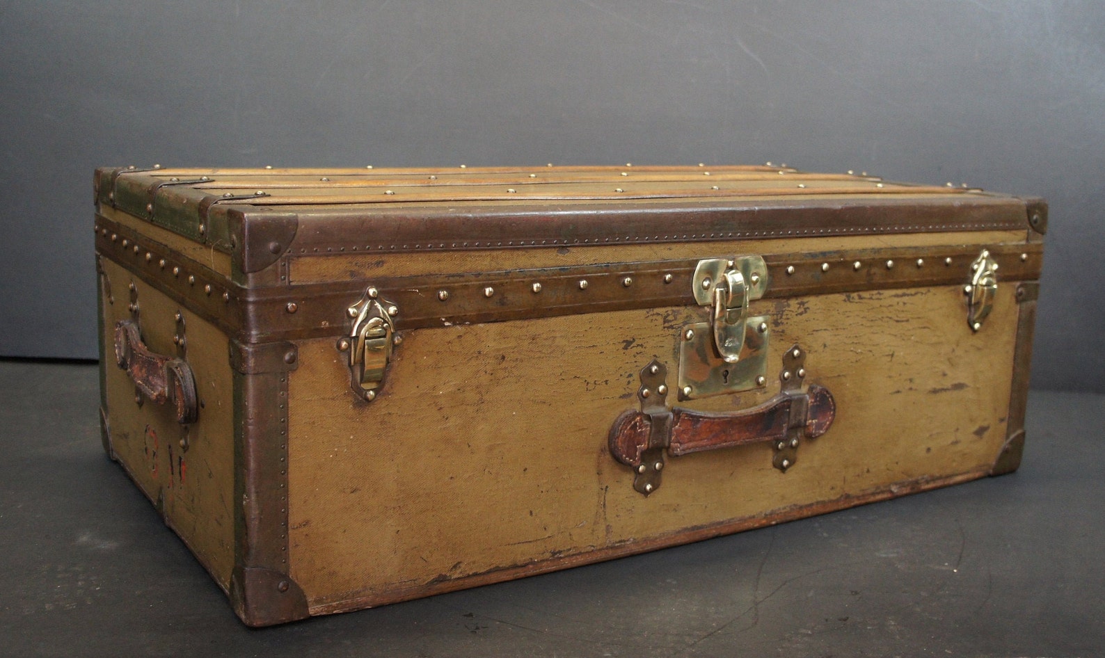 Moynat Antique Cabin Trunk | Etsy