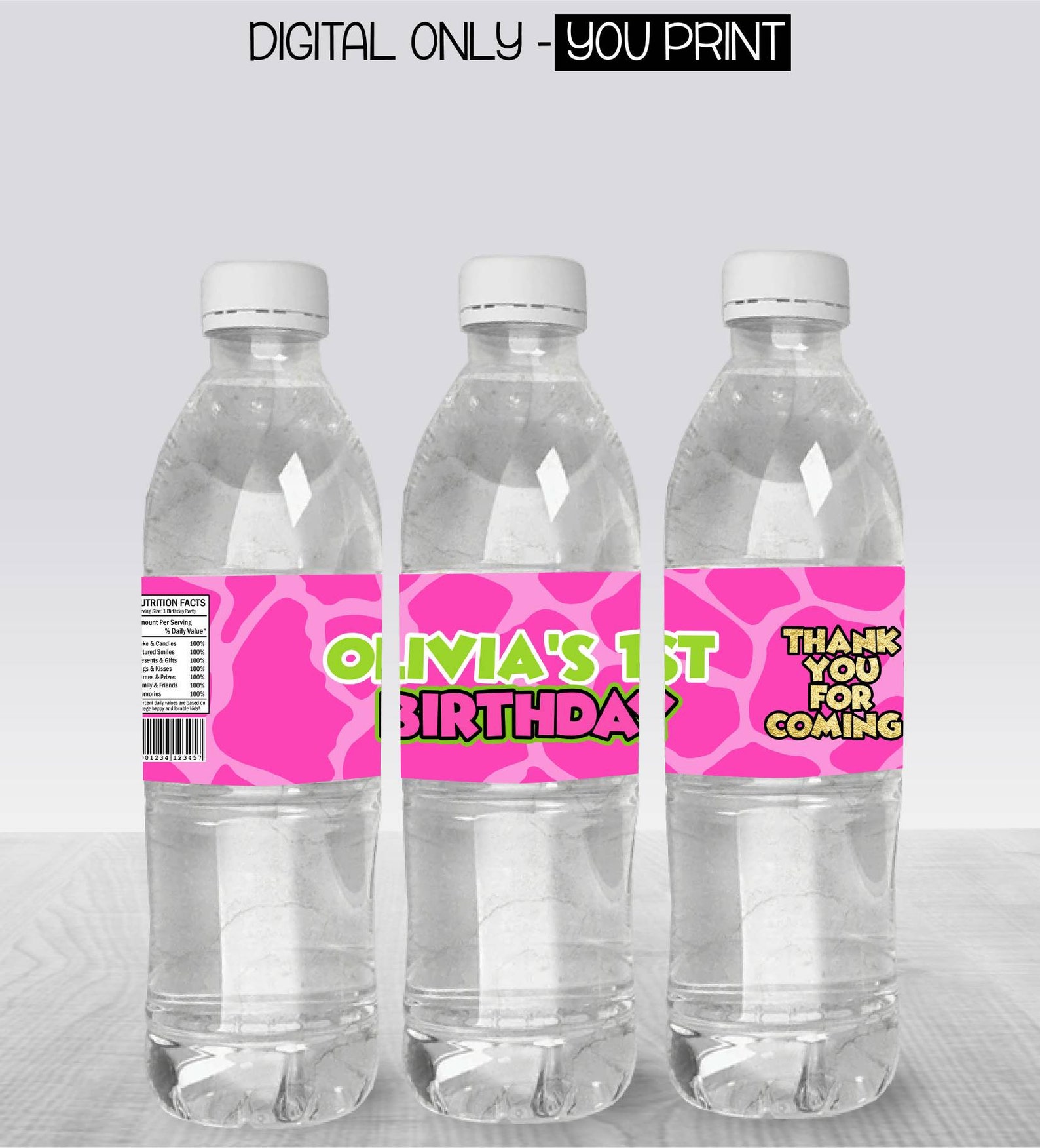 Custom Minnie Mouse Safari Party Bundle Birthday Pack - Etsy