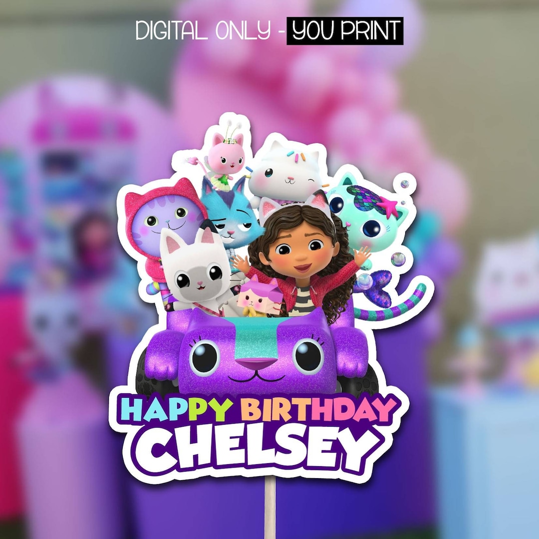 Cake Topper,printable Birthday Cake Topper - Etsy