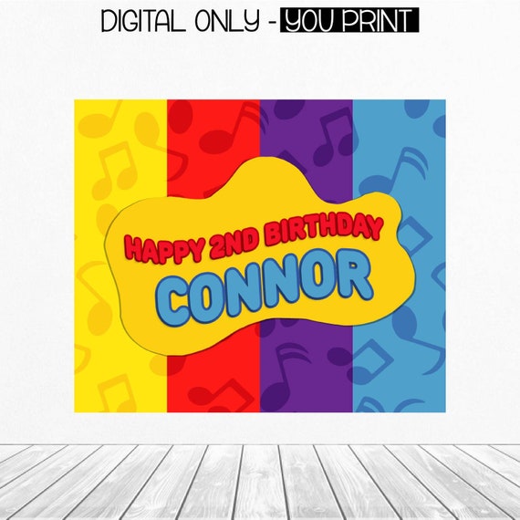 Backdrop Birthday party Printable Backdrop Birthday party | Etsy