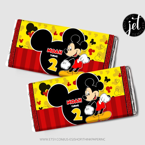Mickey Candy Wrapper - Etsy