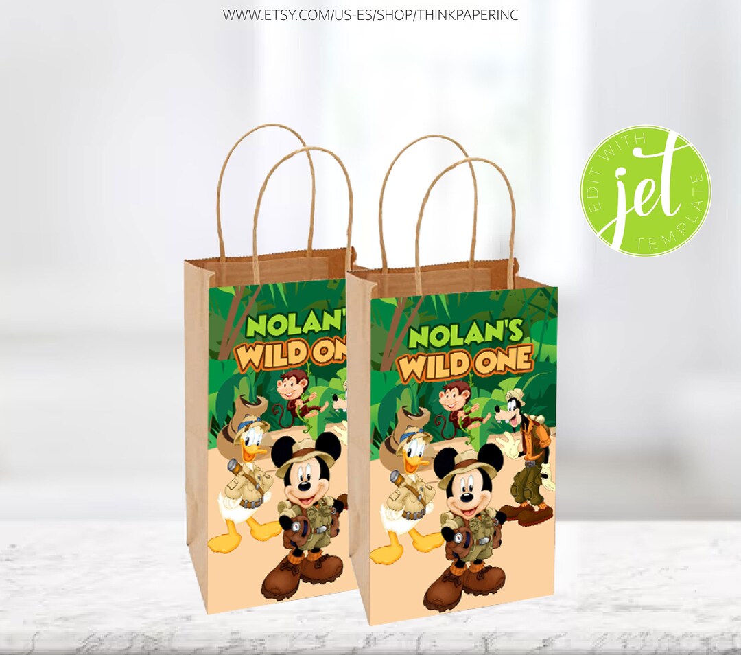 Kids Birthday Gift Bag Labels, Template Printable, Kids Birthday Gift ...