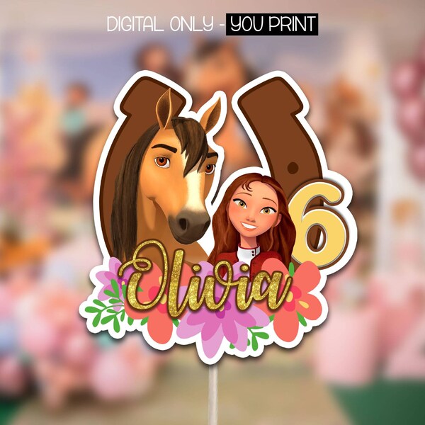 Horse Cake Topper Birthday - Etsy