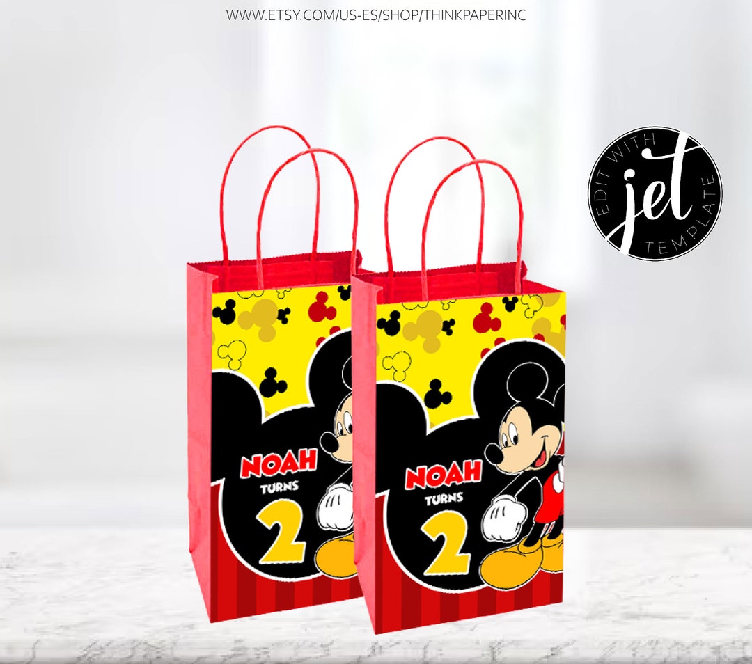 Kids Birthday Gift Bag Labels, Template Printable, Kids Birthday Gift ...