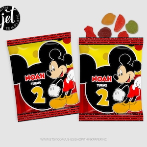 Kids Birthday Fruit Snacks Bag Template Printable, Kids Birthday Snack ...