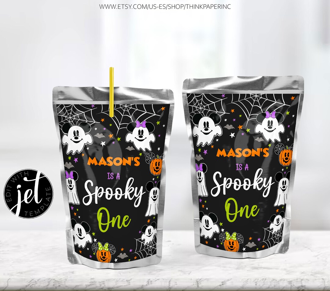 EDITABLE Kids Birthday Juice Labels, Mouse Juice Label, Mouse Birthday ...