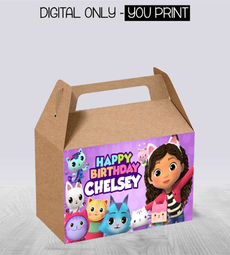 Custom Gabby's Dollhouse Party Bundle Birthday pack - Etsy España
