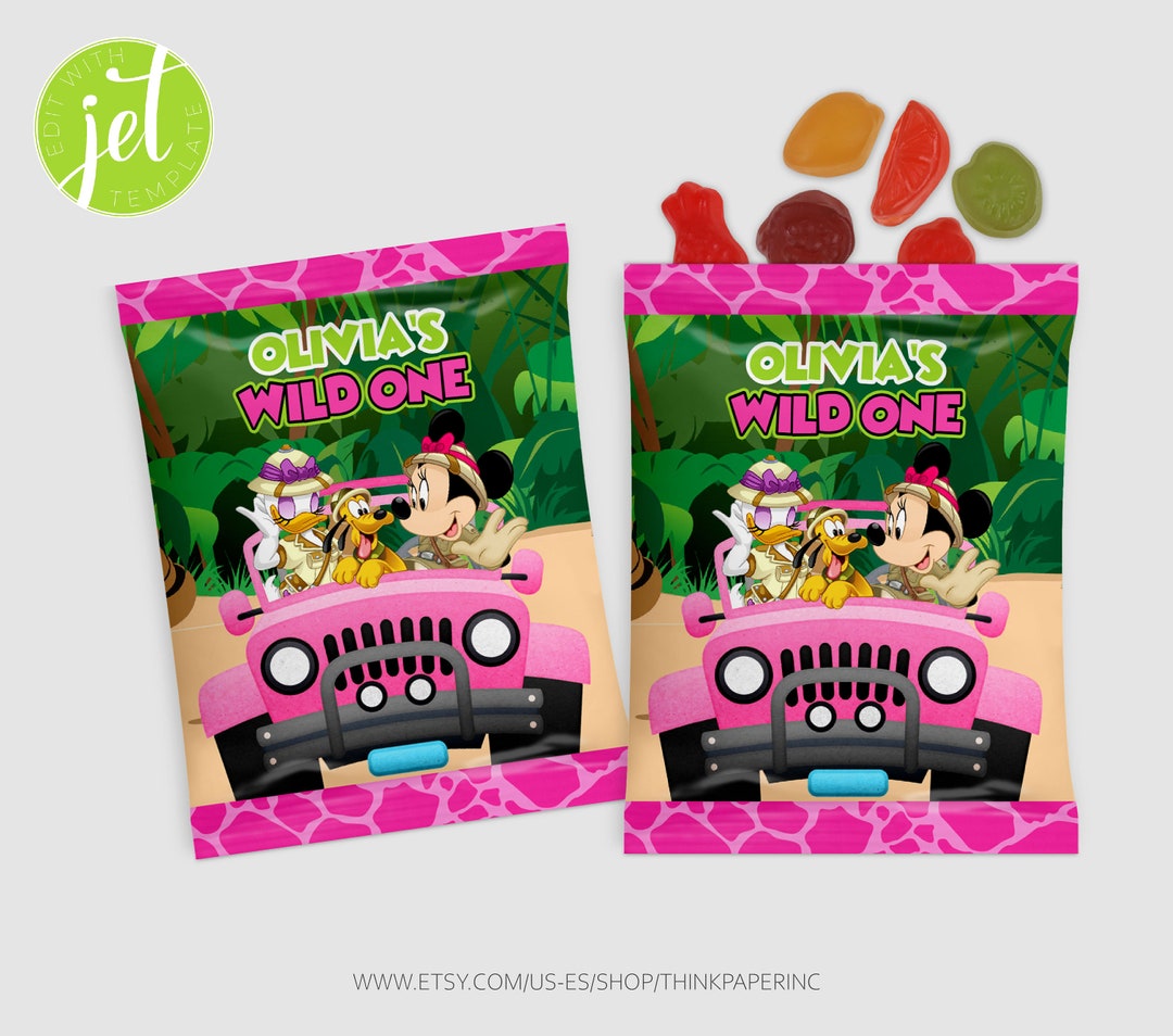 Kids Birthday Fruit Snacks Bag Template Printable, Kids Birthday Snack ...