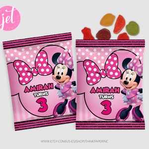 Kids Birthday Fruit Snacks Bag Template Printable, Kids Birthday Snack ...