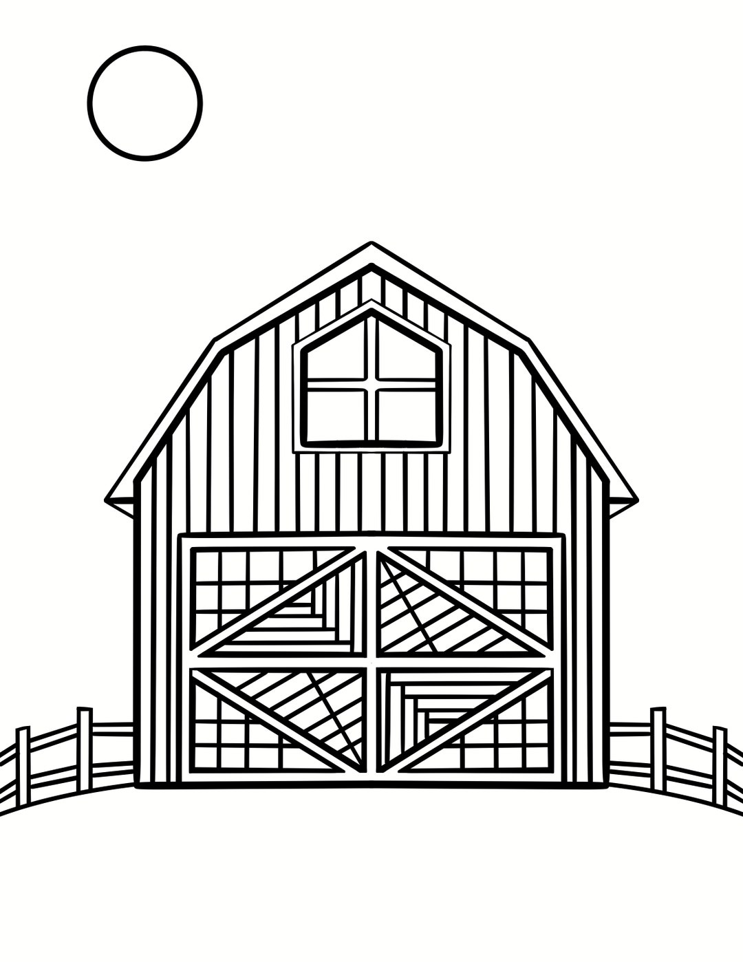 Farm Coloring Sheets - Etsy