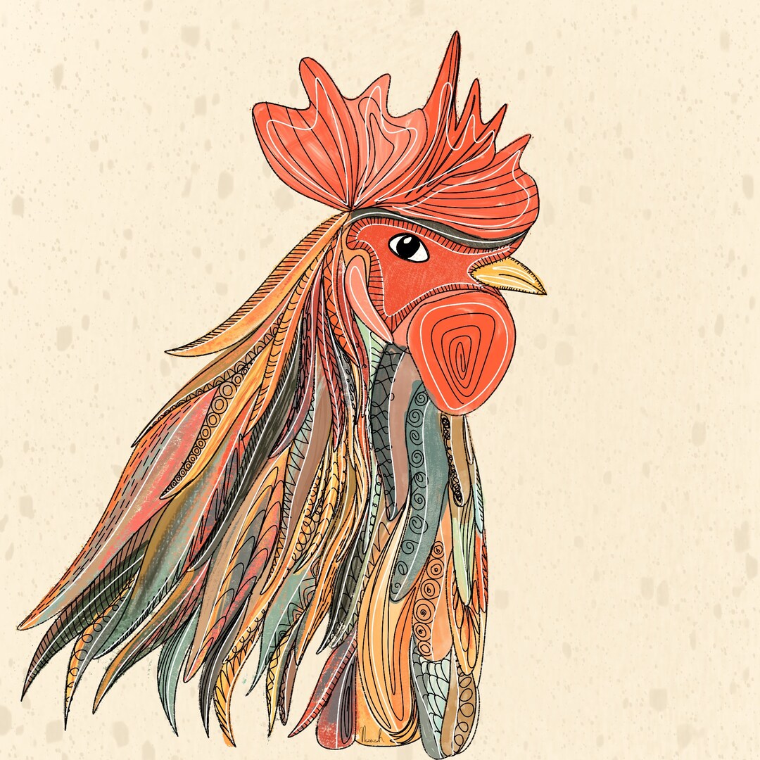 Regal Roosters - Etsy
