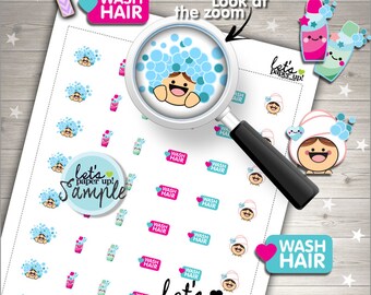 Wash Hair Planner | Etsy