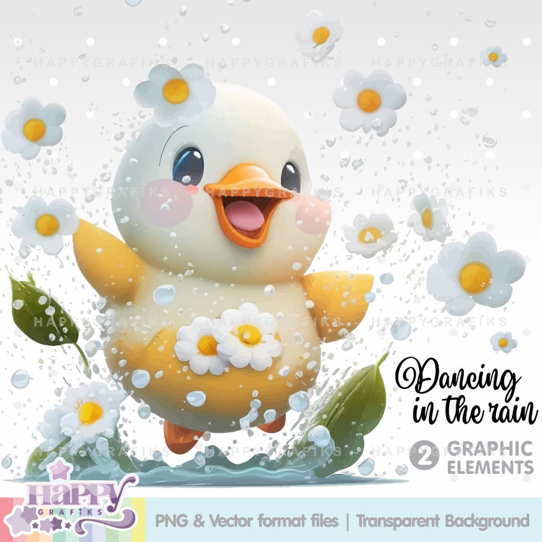 Duck Clipart, Duck Vector, Duck PNG, Cute Duck Clipart, Spring Clipart ...