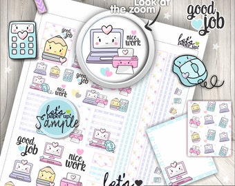 Work Planner Stickers - Etsy