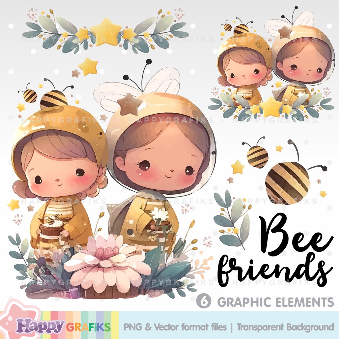 Bee Clipart, Friend Clipart, Spring Cliparts, Beekeeper Clipart ...