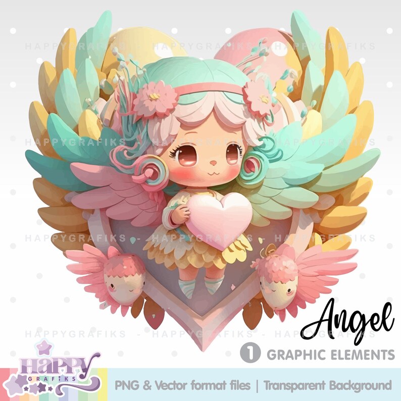 Angel Clipart Angel Clipart Vector Angel PNG Angel - Etsy