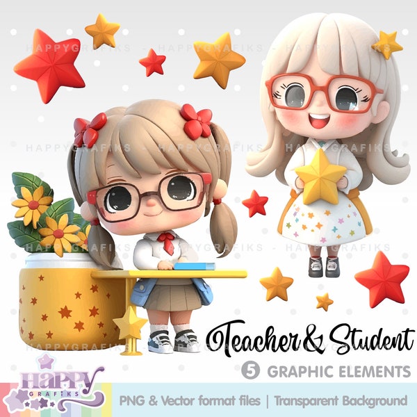 Teacher Clipart - Etsy