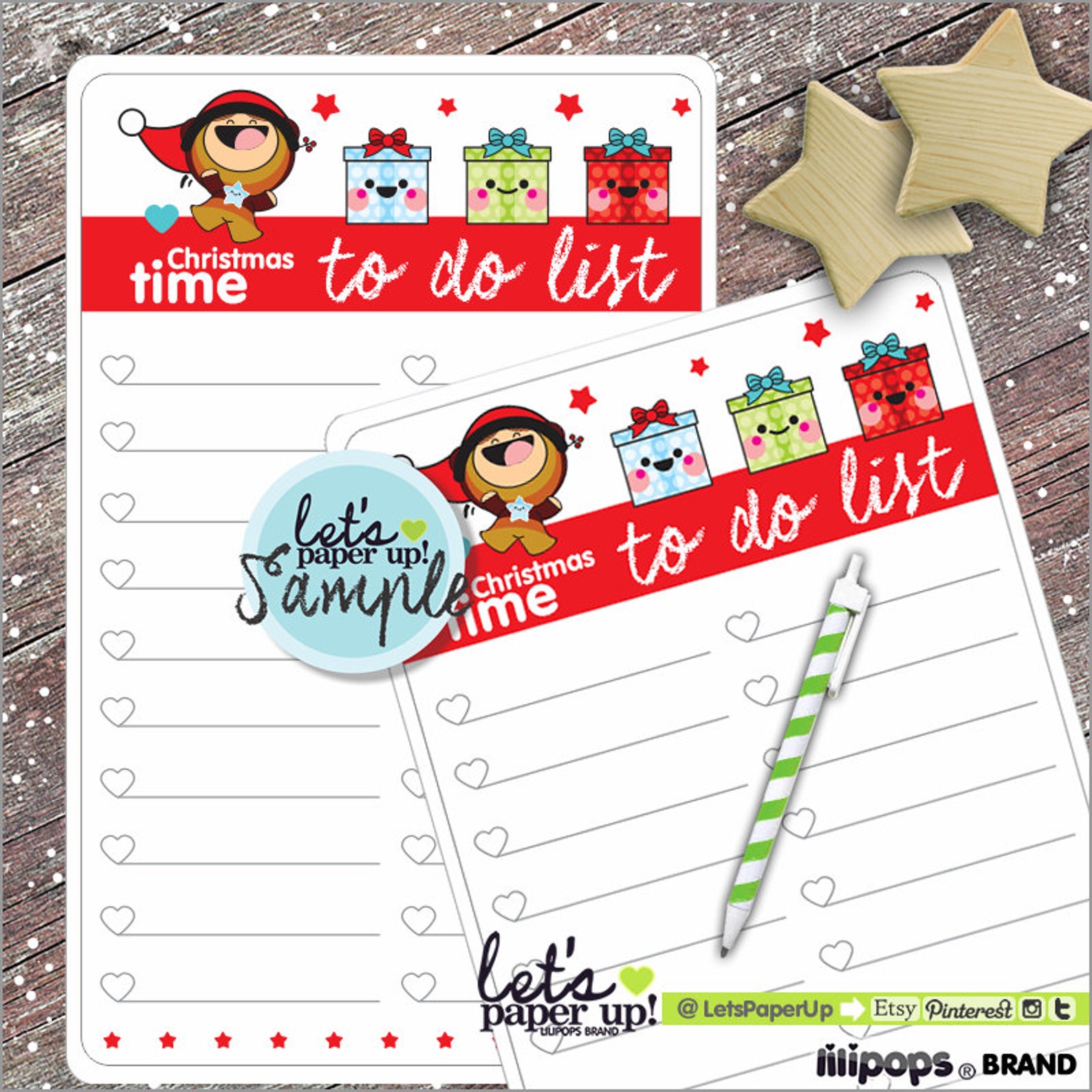 Printable Christmas Notes Christmas Stationery Christmas - Etsy
