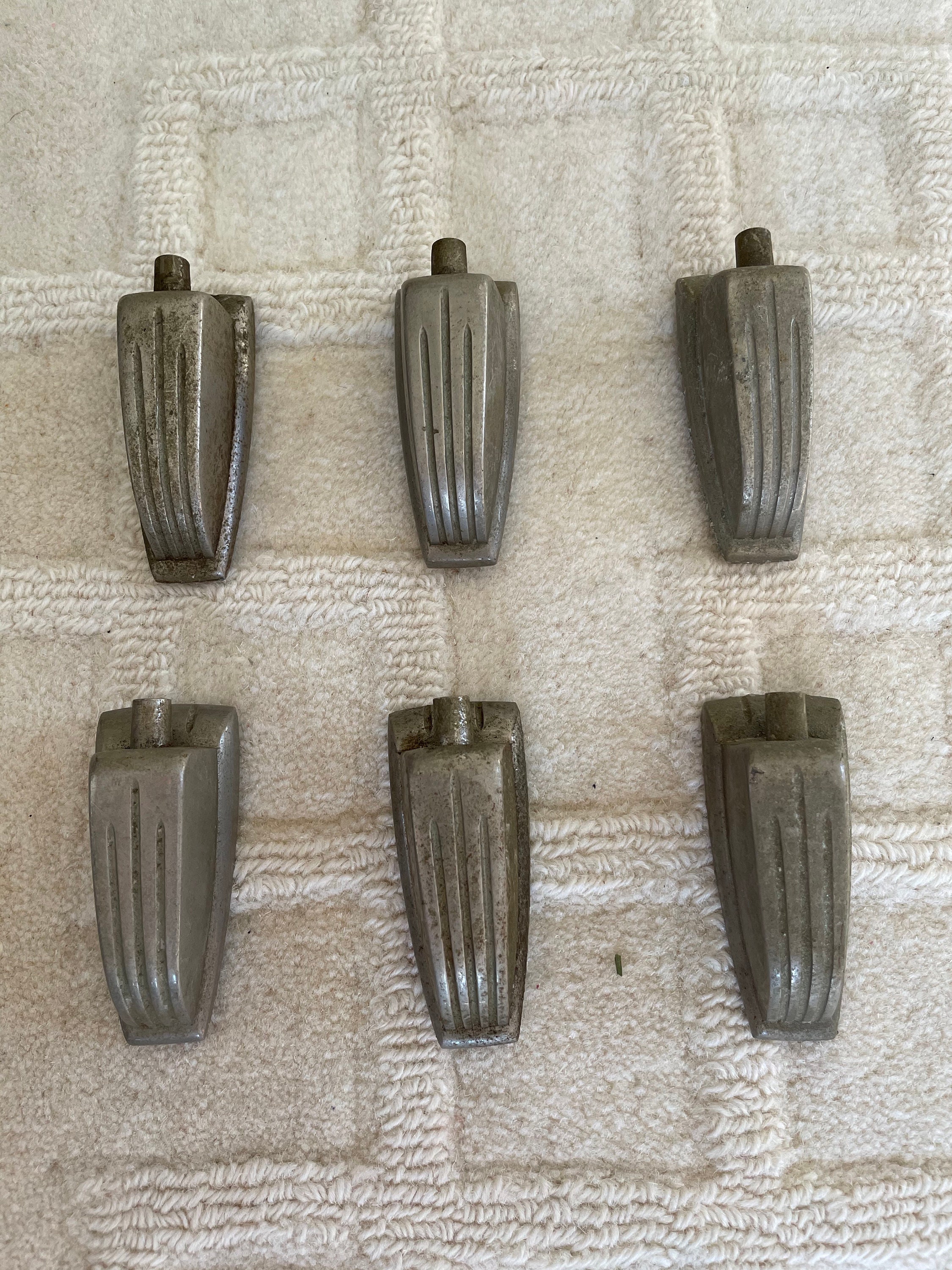 Six Vintage WFL Bass Drum / Floor Tom Lugs - Etsy