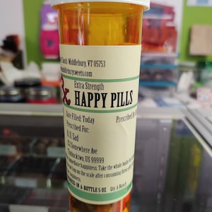 Candy Filled Prescriptions - Happy Pills - Etsy