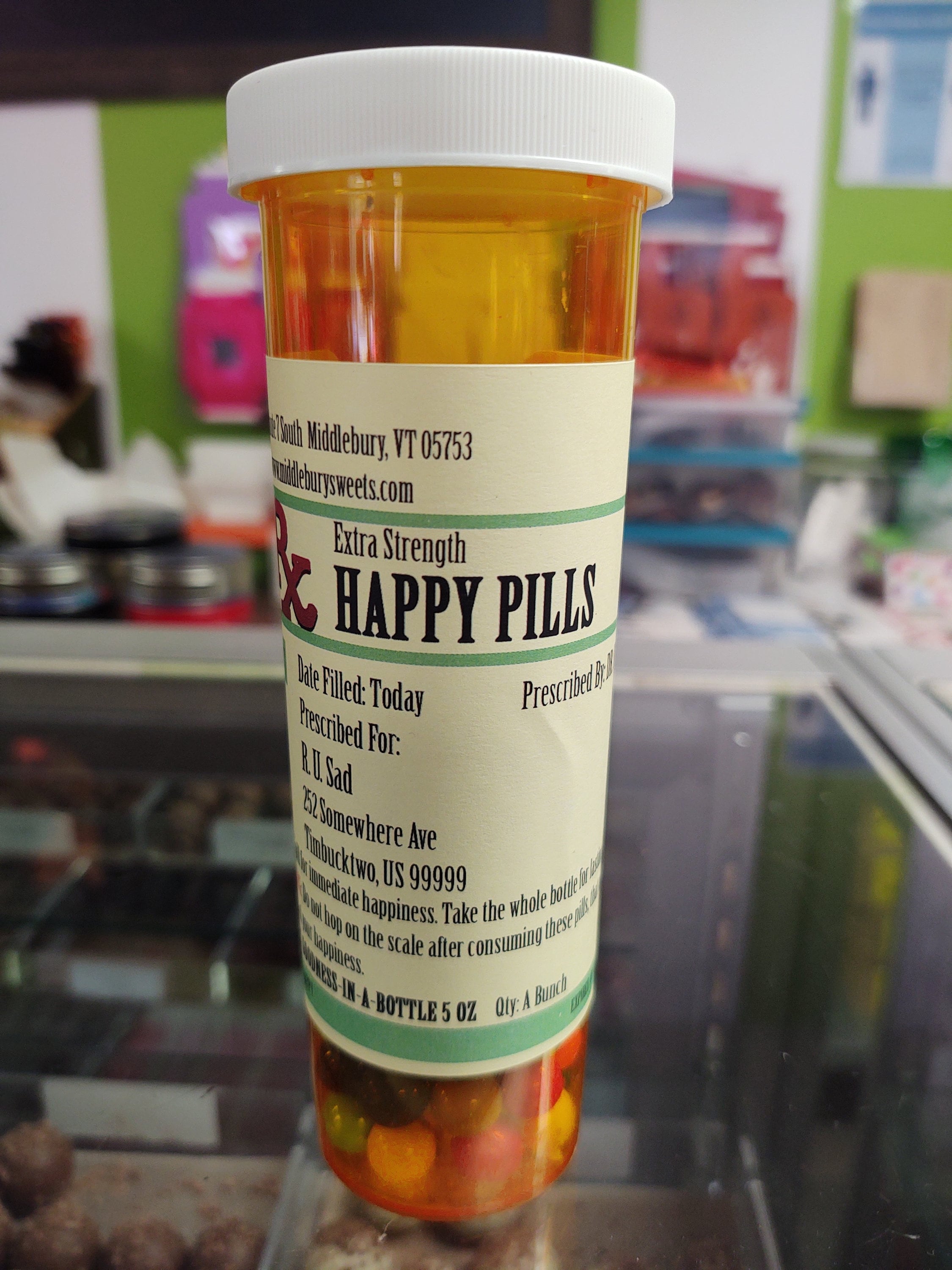 Candy Filled Prescriptions - Happy Pills - Etsy