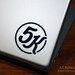 5K Decal, 5 Km Sticker - 5 Kilometer, Running, Race Decal, Runner ...