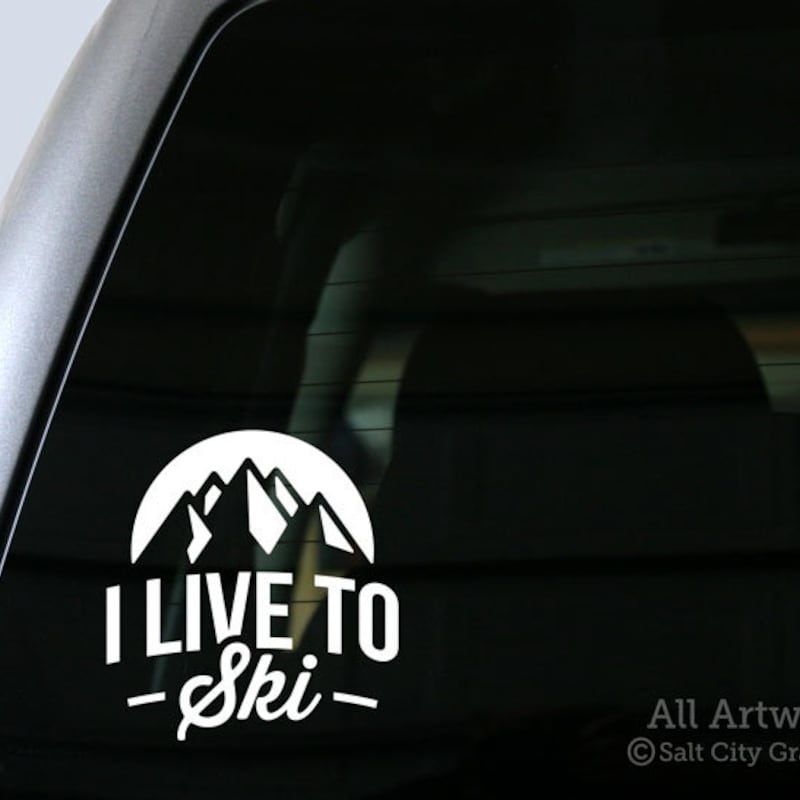 Ski Decal - Etsy