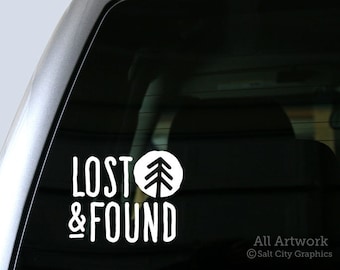 Lost Found Sticker - Etsy