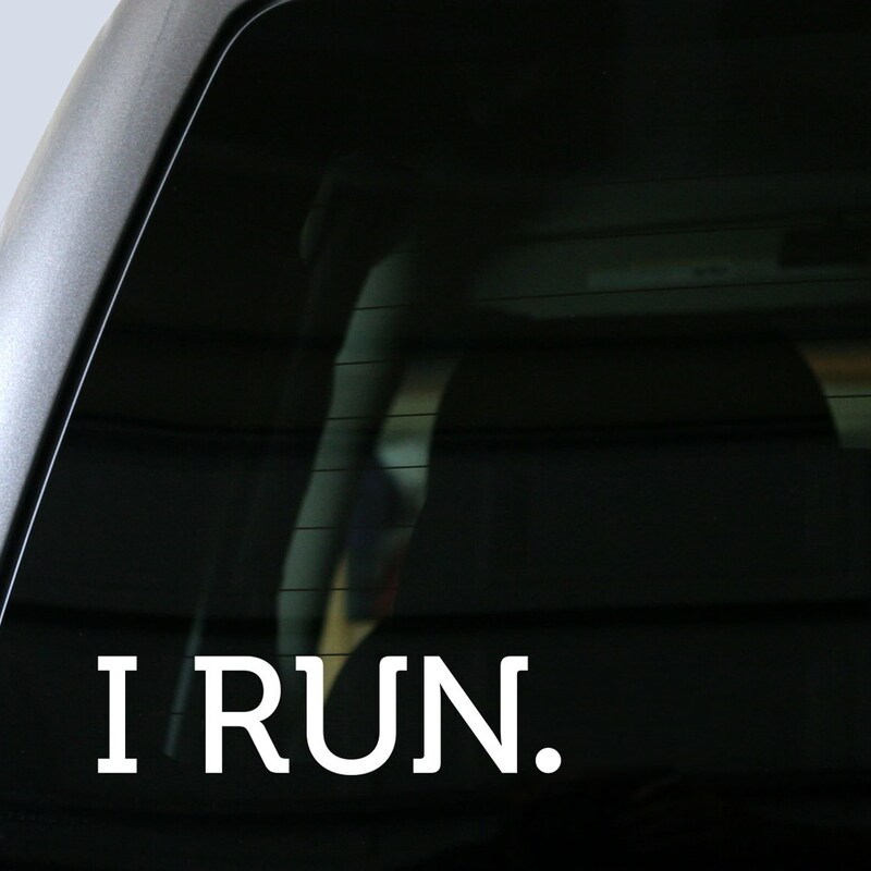 Running Decal - Etsy