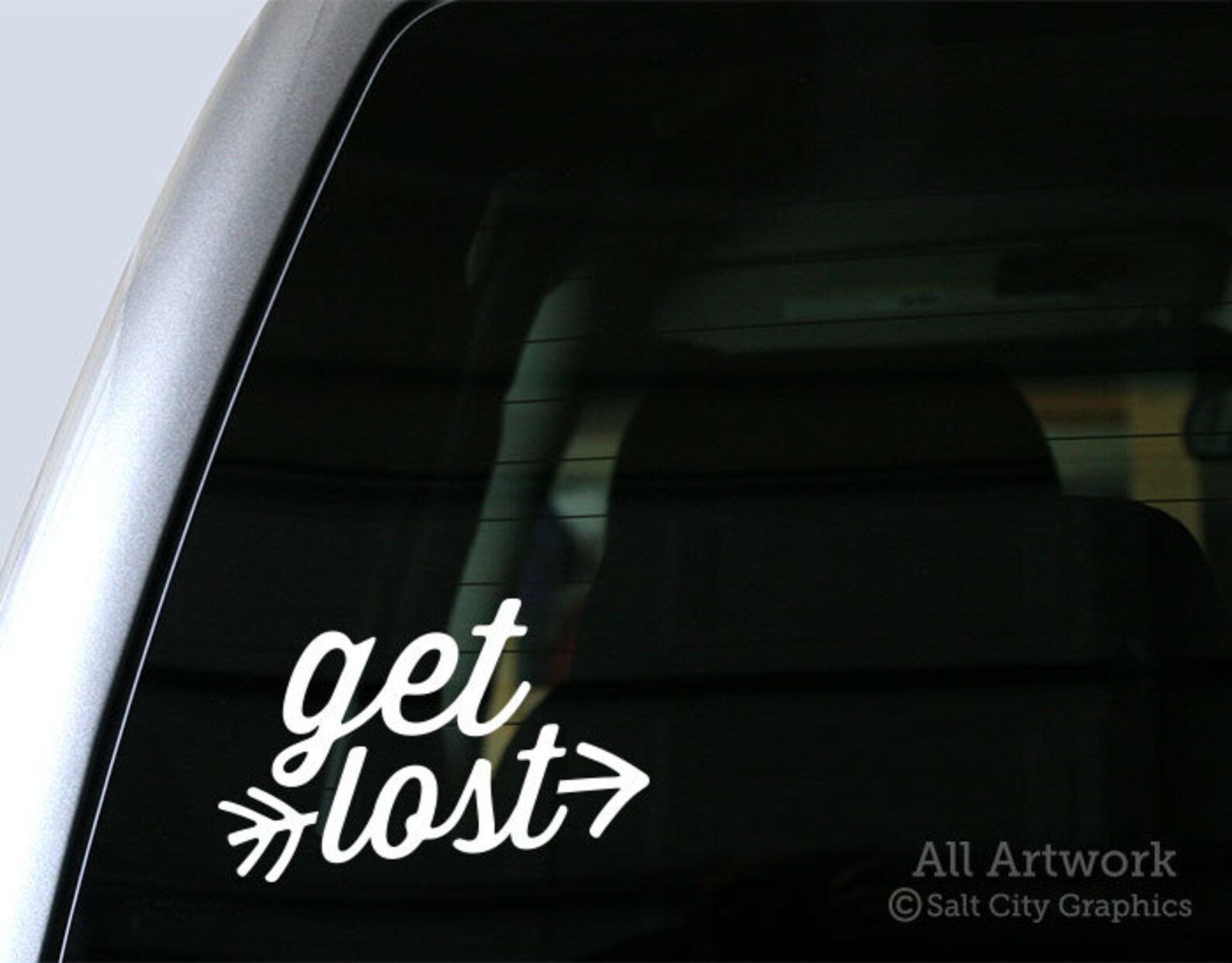 Get Lost Vinyl Sticker Quotes Vinyl Decal Sayings Choice | Etsy