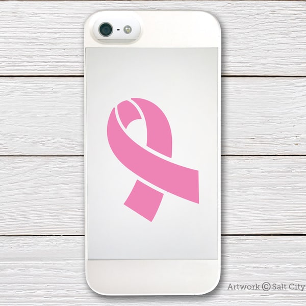 Pink Ribbon Decal - Etsy