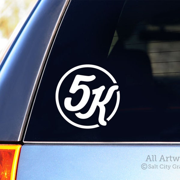 5k Decal - Etsy