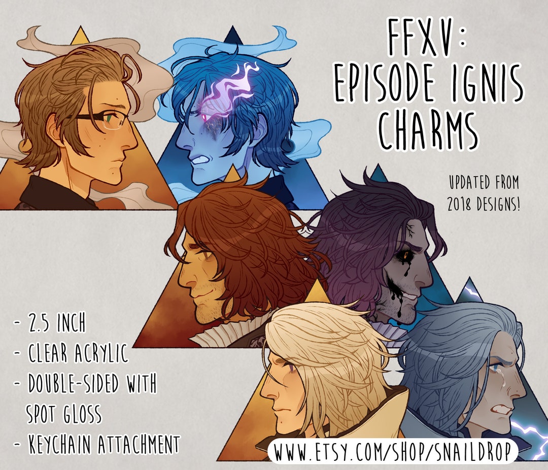 FFXV: Episode Ignis Charms - Etsy