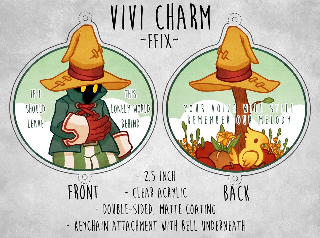 Vivi Charm FFIX - Etsy