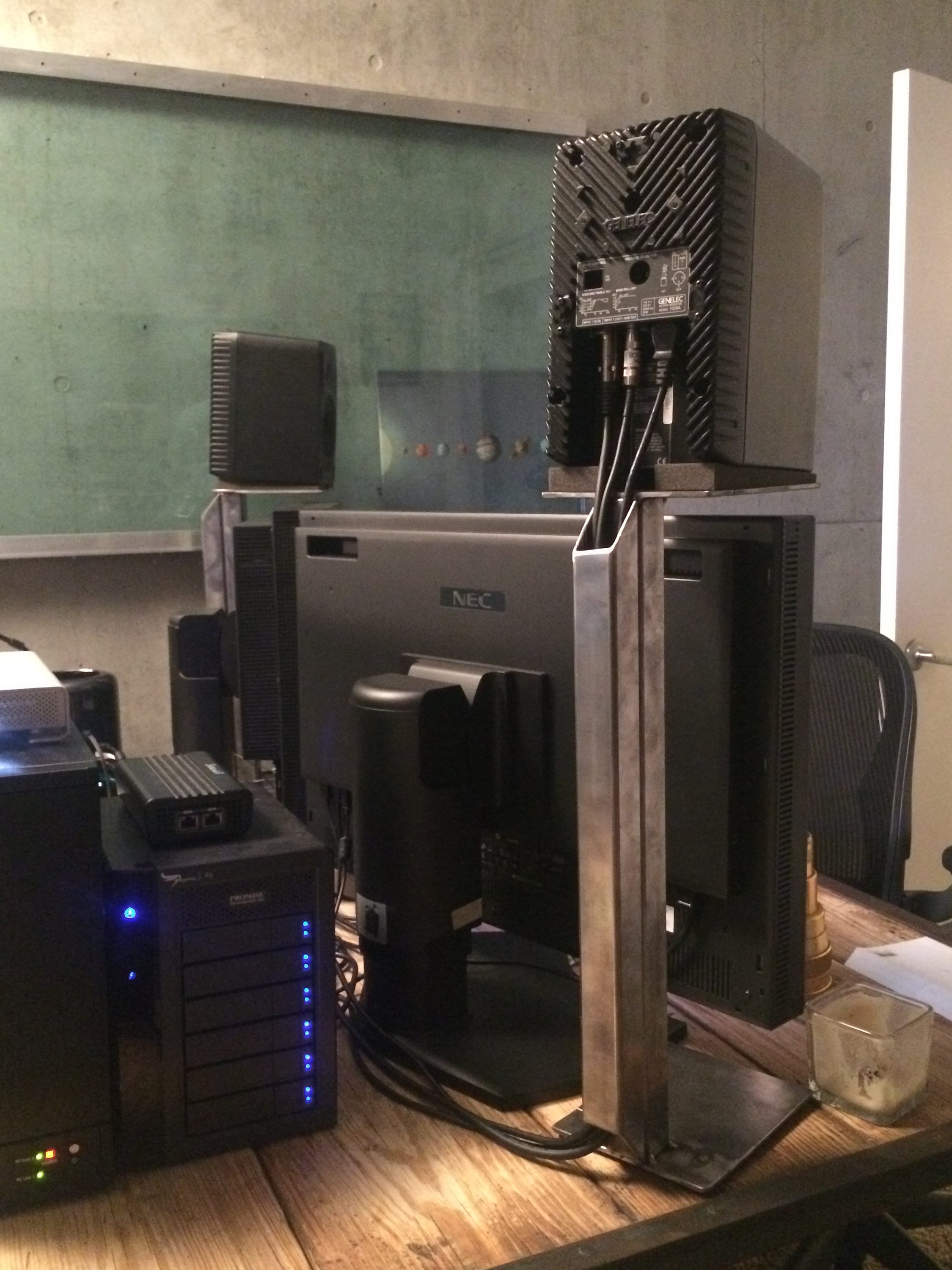 Desktop Speaker Stands for Recording Studio, Music Mixing, Gaming ...