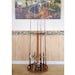 Personalized Rotating Oak Fishing Rod Reel Display Rack 16-pole - Etsy